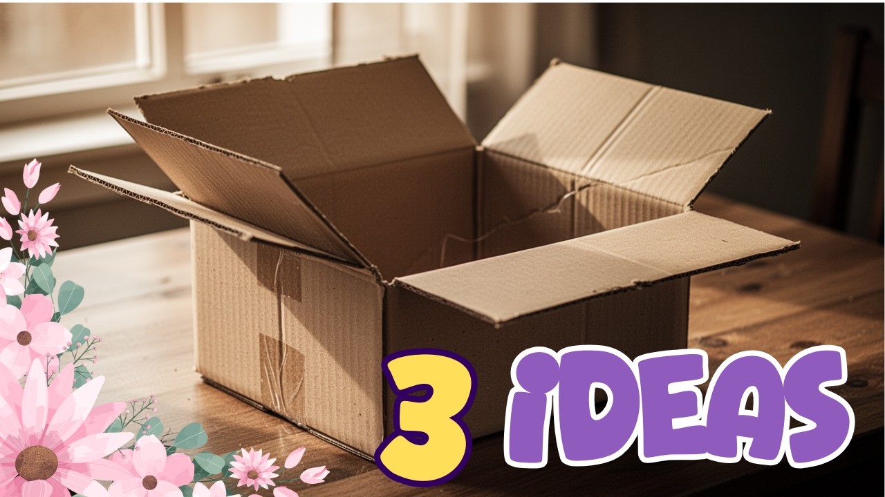 One Cardboard Box, Endless DIY Possibilities