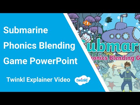 Submarine Phonics Blending Game | Under-the-sea-themed Activities