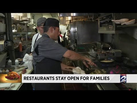 Restaurants stay open for families