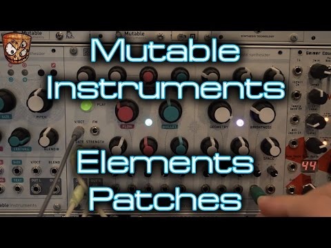 Mutable Instruments Elements DIY with Oscillosaurus Panel | Reverb