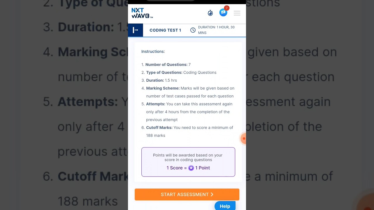 Mock Tests || Coding Test-1 || Javascript || NxtWave - CCBP 4.0
