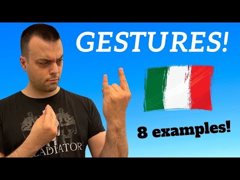 Italian Hand Gestures. Real and Authentic.