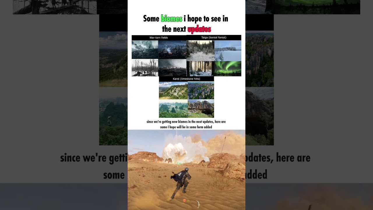 Some biomes i hope to see in the next updates - Helldivers 2