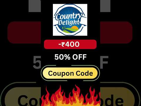 Country Delight Coupon Code 2025 – Get 50% OFF + FREE Delivery!