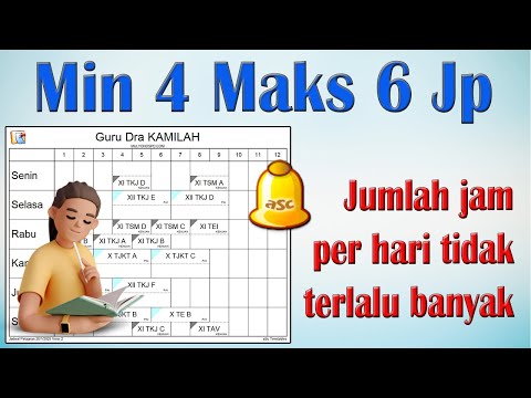 Tidak terlalu Lelah, Mengatur Banyak Jam Pelajaran per Hari Jadwal Asc Timetables 2025