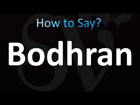 How to Pronounce Bodhran (Correctly!)