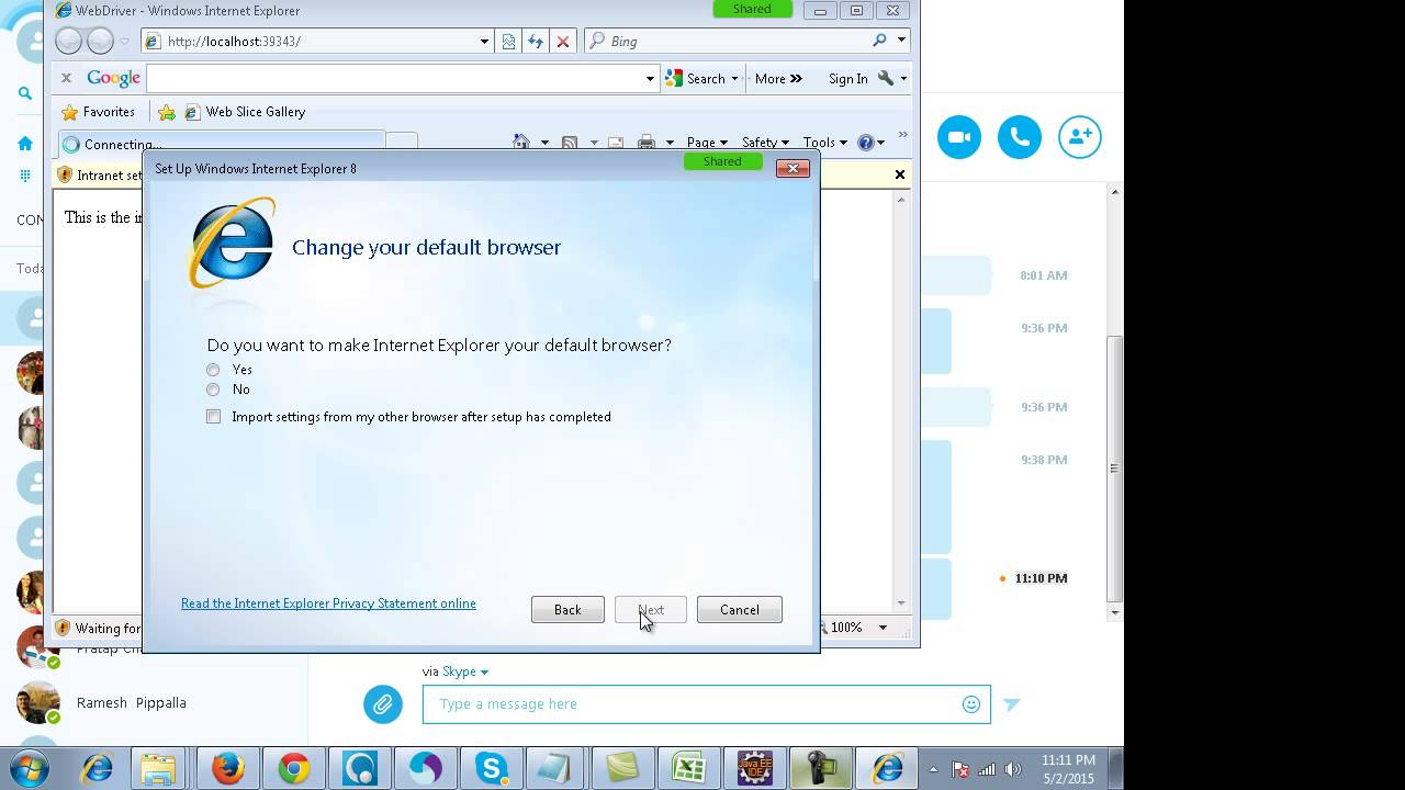 Selenium WebDriver Training Tutorial Class Day 3
