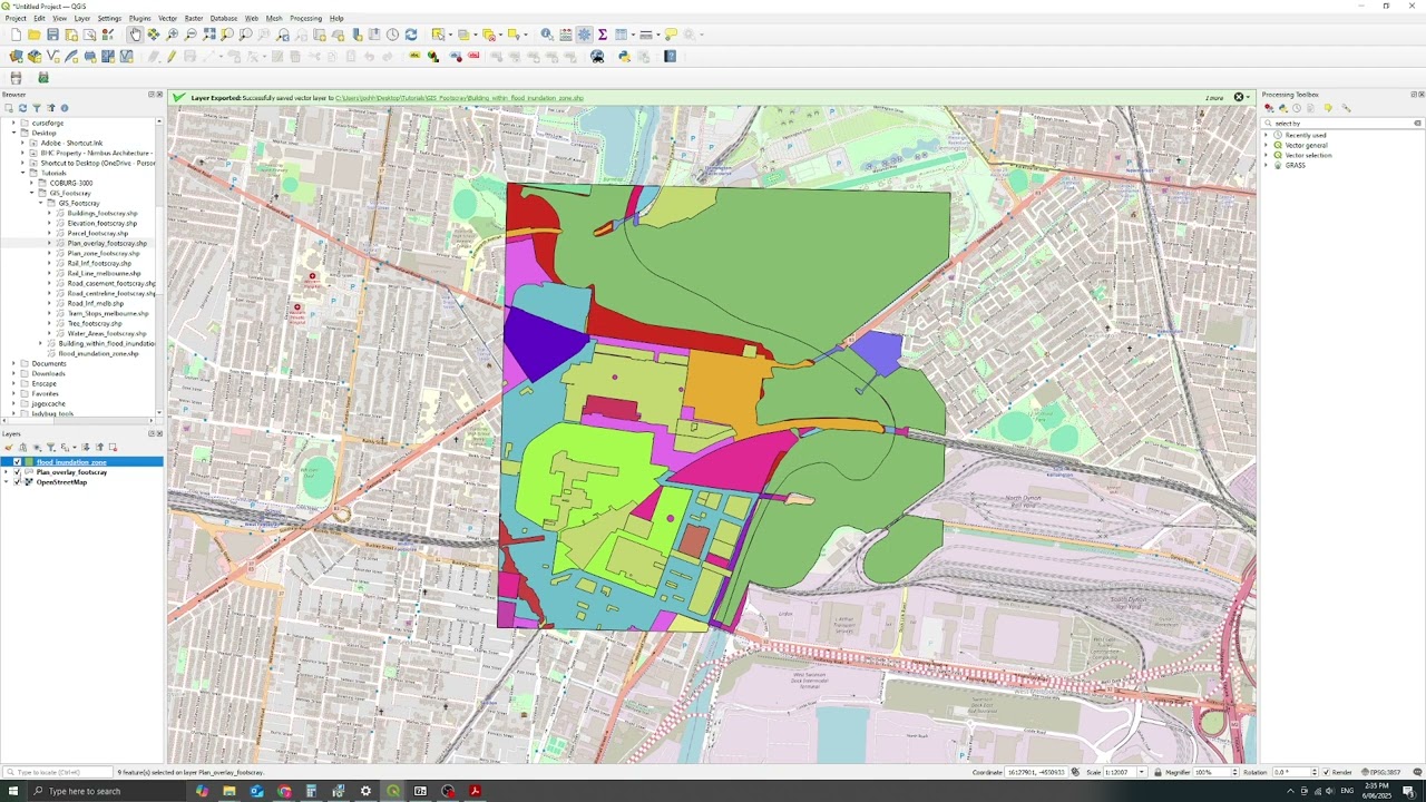 QGIS Land Use Mapping and Zoning Analysis