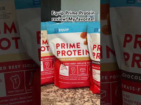 Equip Prime Protein! My favorite protein powder ever! #equip #primeprotein #amazonfinds