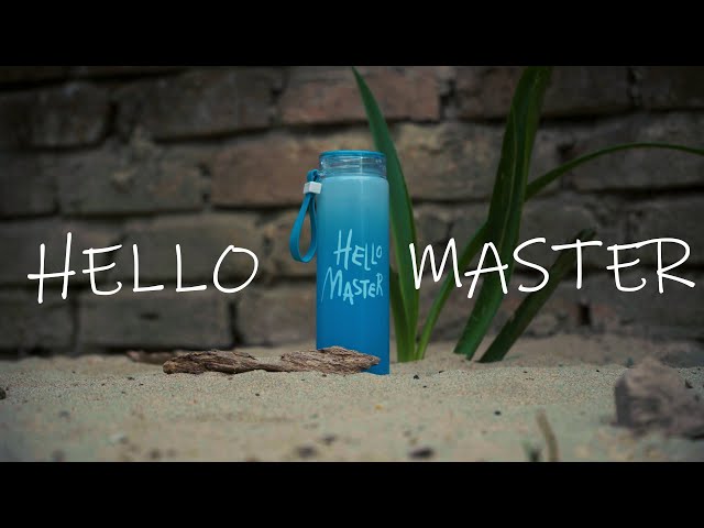 Water Bottle - Hemico Hello Master Borosilicate Water Bottle 480ML ...