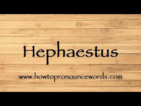 How To Pronounce Hephaestus ? How To say Hephaestus New Video