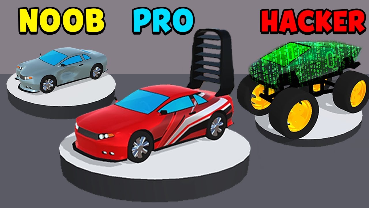 NOOB vs PRO vs HACKER - Car Master 3D