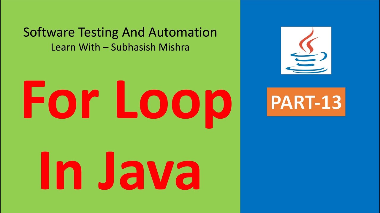 13 - For Loop in Java
