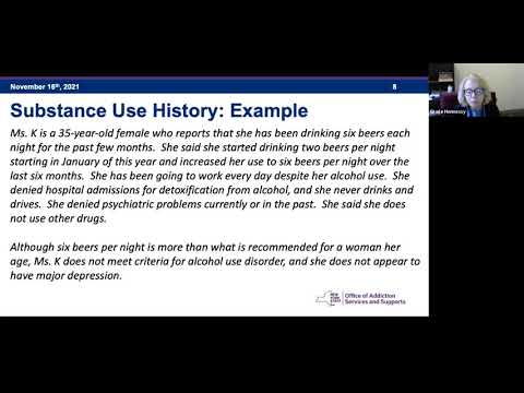 Making the Connection: Conversations Around Integrated MH & SUD Care: Assessing for Substance Use