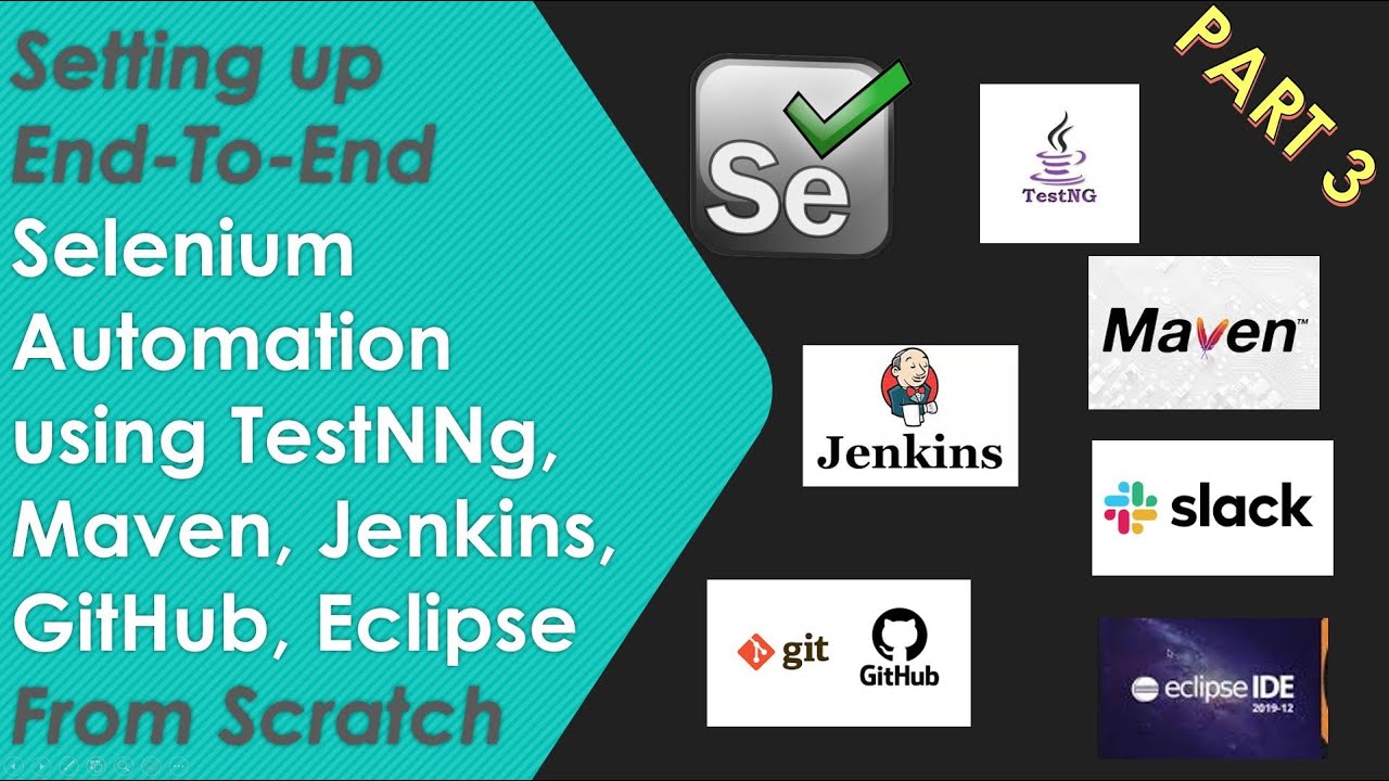 Setting up End2End Selenium Automation using TestNG+Maven+Jenkins+GitHub+GitHub Desktop from scratch