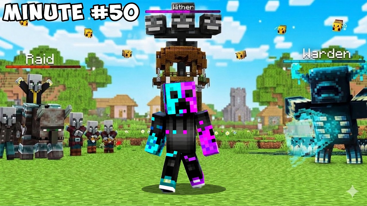 Surviving 1 Hour In Minecraft’s CHAOS World