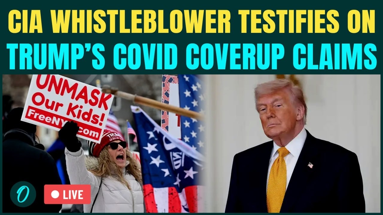 LIVE: CIA Whistleblower Testifies On Trump’s COVID Coverup; Raise Fresh Questions Over Decisions
