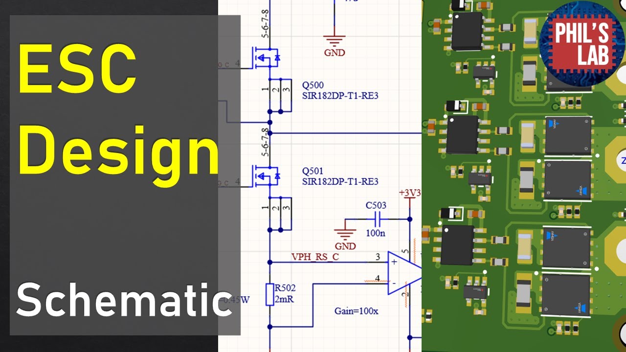 (Sponsored) ESC Hardware Design - Phil's Lab #66