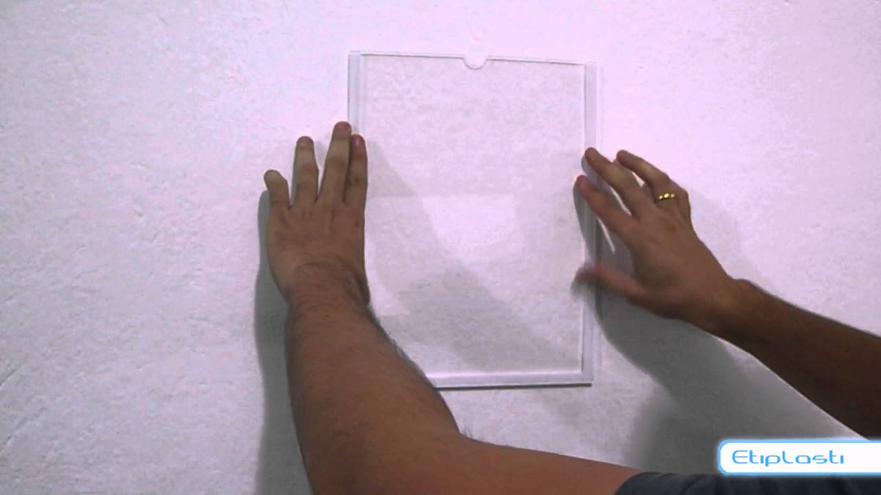 Display de acrílico para parede