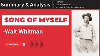 [FREE] Read the excerpt from "Song of Myself" by Walt Whitman and ...