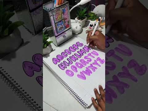 Letras burbuja 🌸
