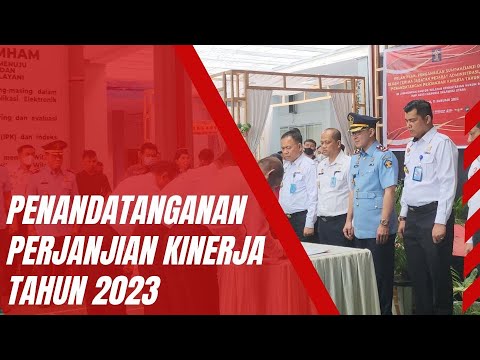 Penandatanganan Kinerja Dilingkungan Kanwil Kemenkumham Sulut
