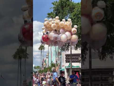 DISNEY CAST MEMBER KNOCKS GUESTS IN HEAD WITH MICKEY BALLOON BOUQUET - ACCIDENT OR A GAME THEY PLAY?