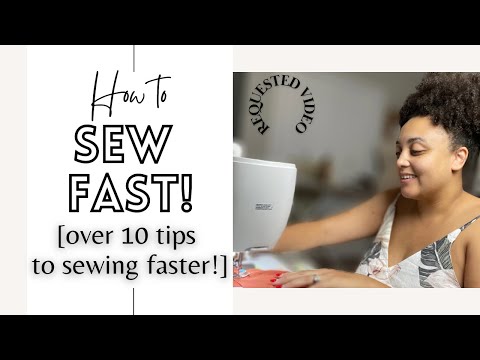 How to Sew Fast! – RAVEN MAUREEN