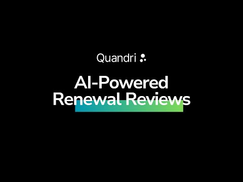 Quandri AI-Powered Renewal Review Technology
