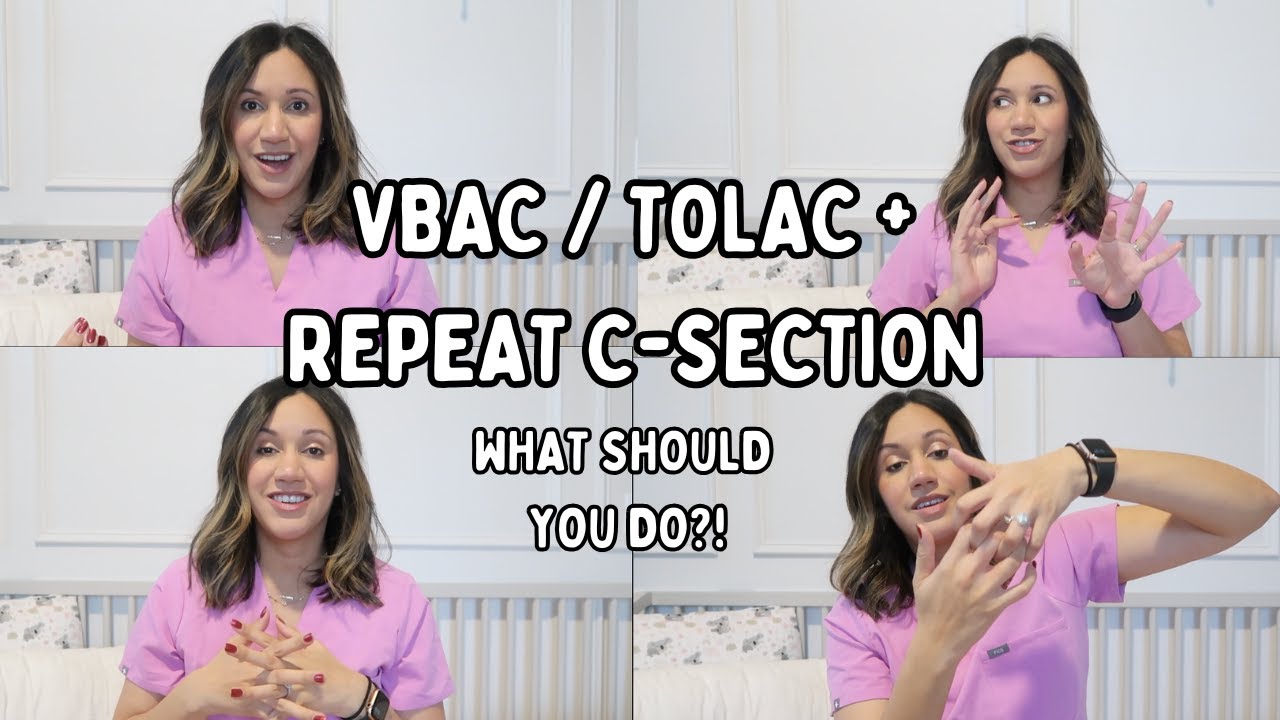 OBGYN EXPLAINS VBAC VS REPEAT C-SECTION | RISKS + BENEFITS