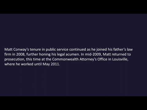 Matt Conway - Attorney - A Knowledgeable Professional - Kentucky