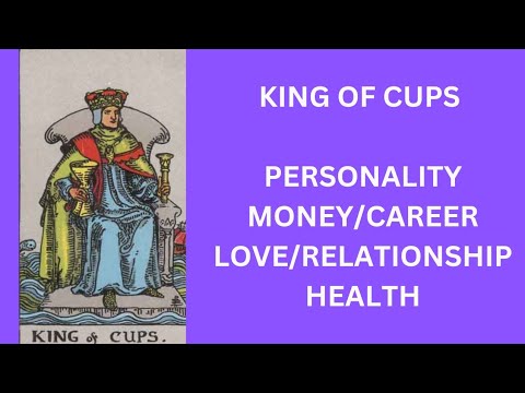 KING OF CUPS TAROT CARD UPRIGHT/PERSONALLY/MONEY/CAREER/LOVE/RELATIONSHIP/HEALTH