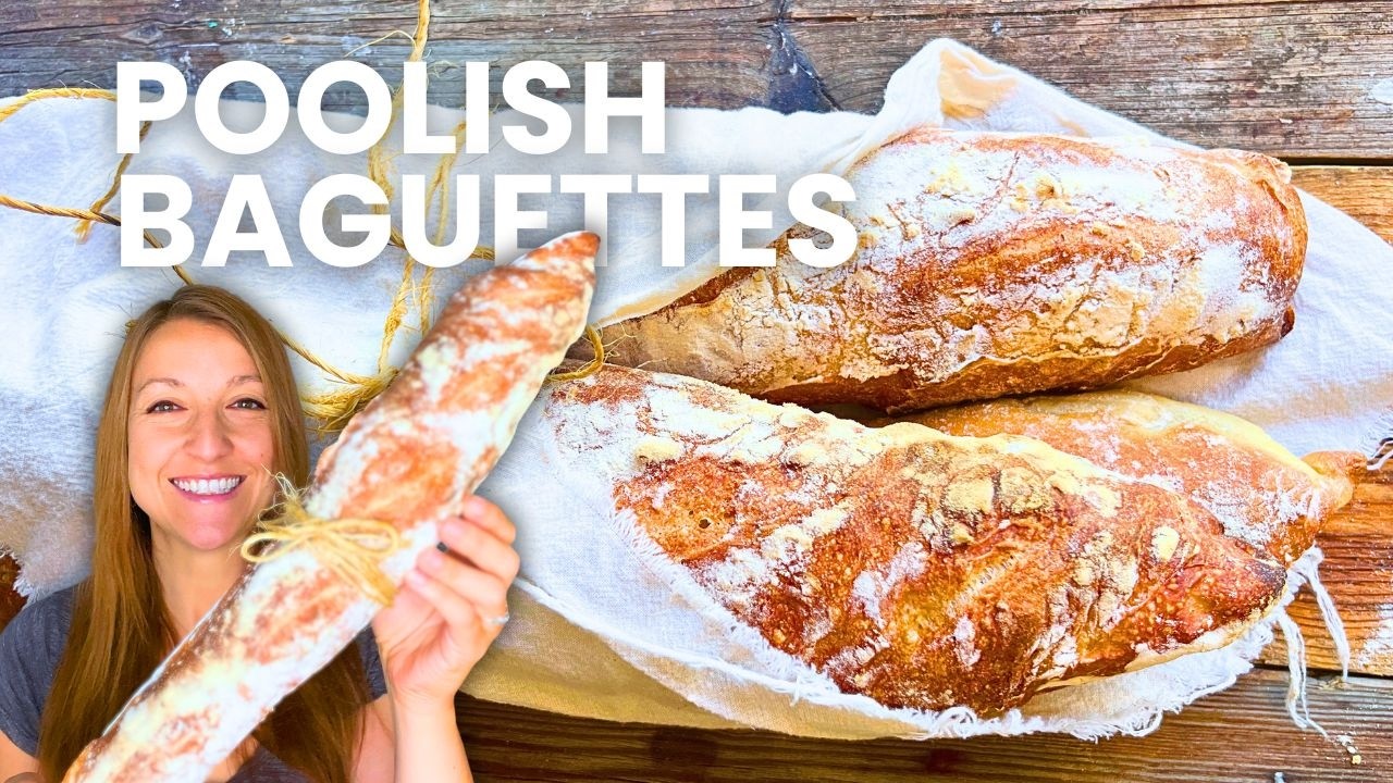 French Baguette Recipe with Poolish | Artisan Bread at Home