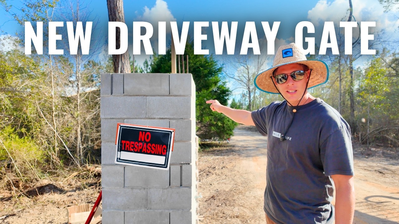 I’m Building A Huge Driveway Gate (Part 1)