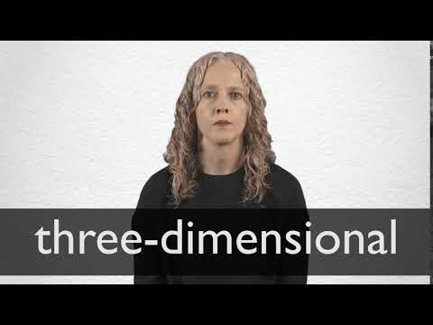 THREE-DIMENSIONAL 释义 | 柯林斯英语词典