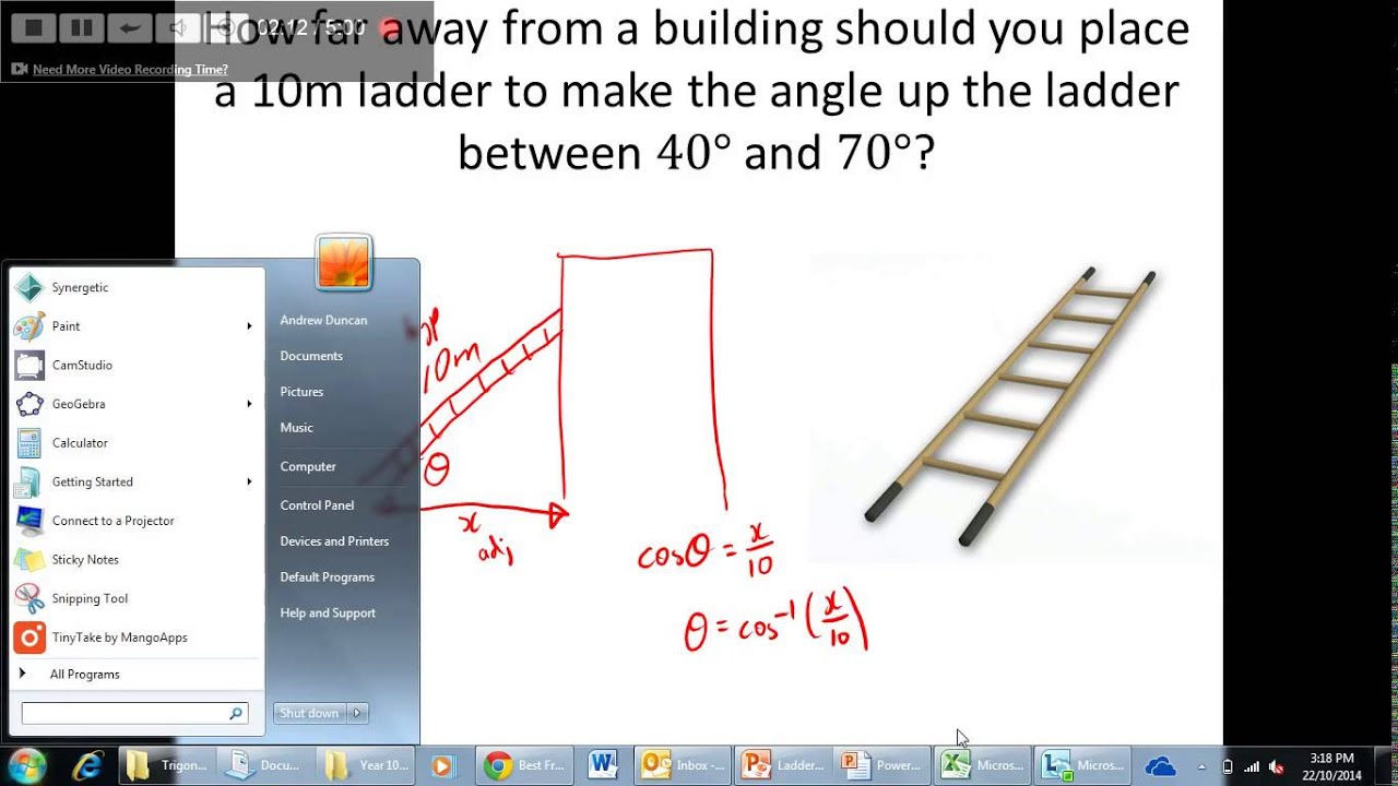 Assignment Trigonometry Guidance