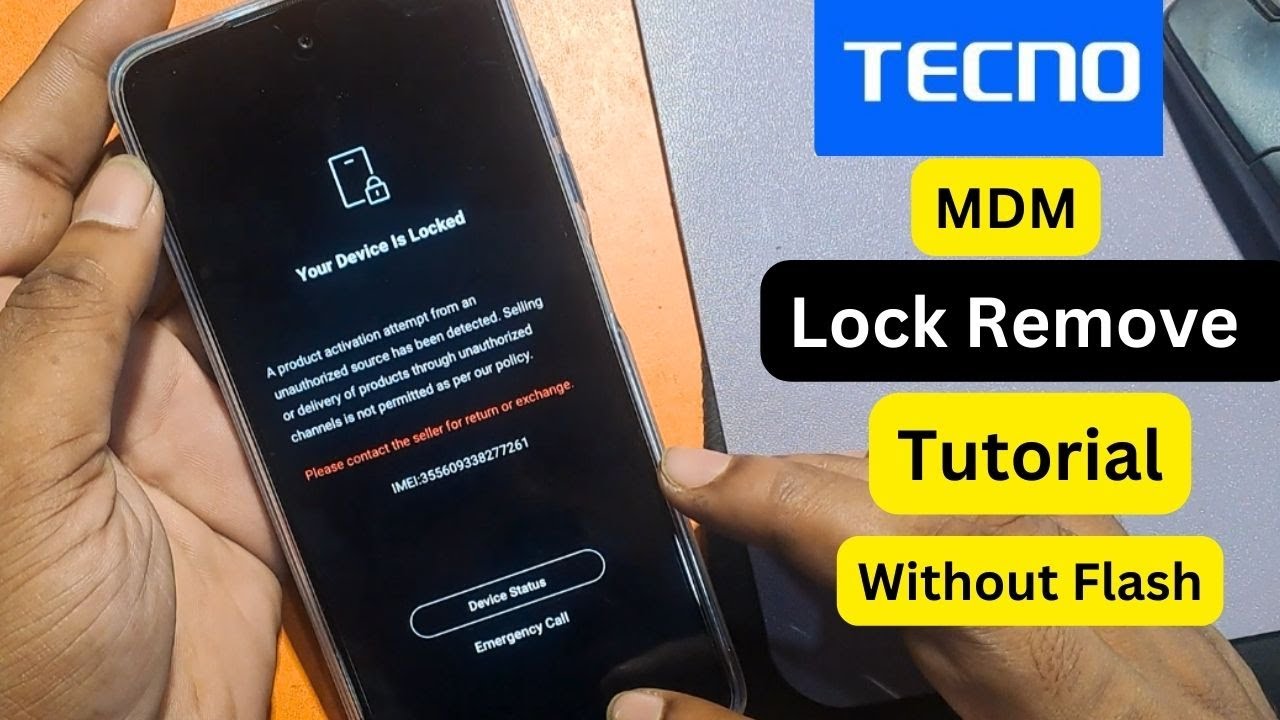 Tacno Your Device Is Locked Solution || Tacno MDM Lock Remove Tutorial Permanent Unlock