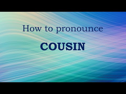 How to pronounce COUSIN in English (Mini Tutorial)   #pronunciation