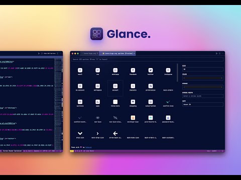 Glance - Grace SVG sprites 😌✨