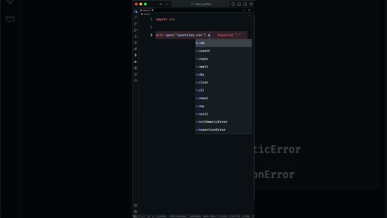 Rapid CSV File Handling in Python: Learn in Just 20 Seconds