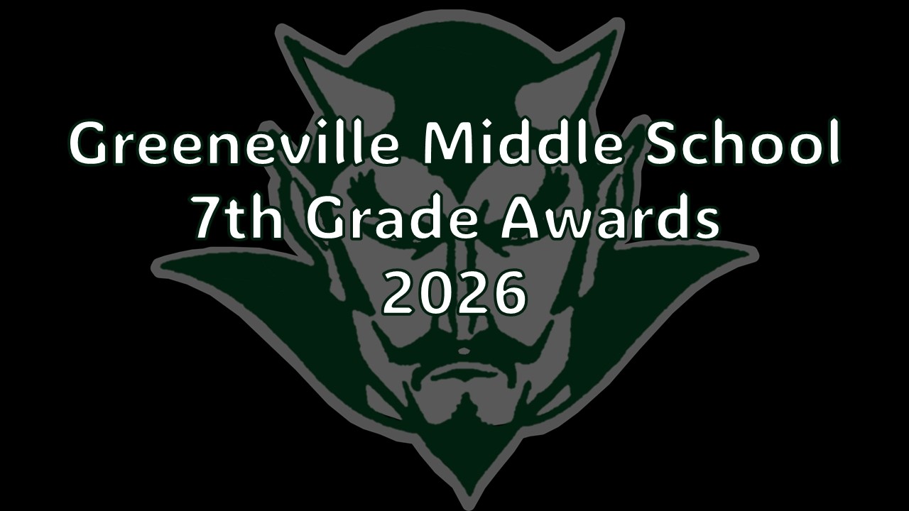 2026 Greeneville Middle School 7th Grade Awards