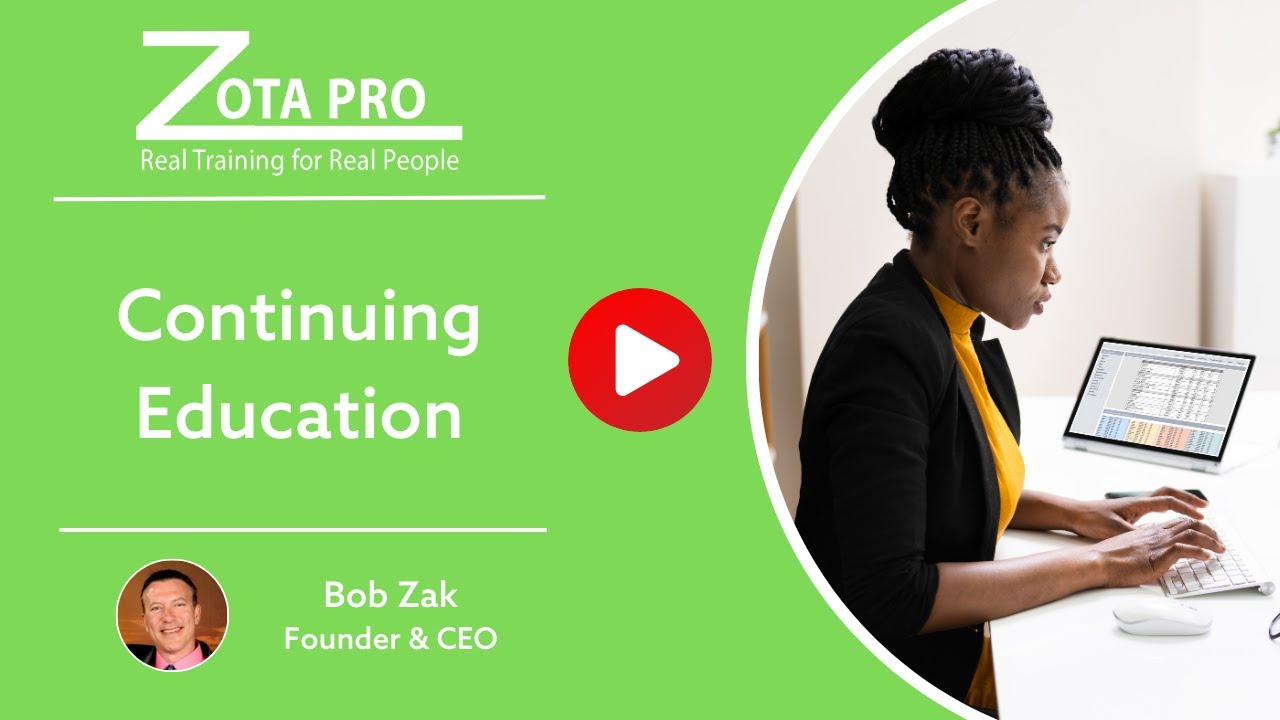 Continuing Education | ZOTA Professional Training
