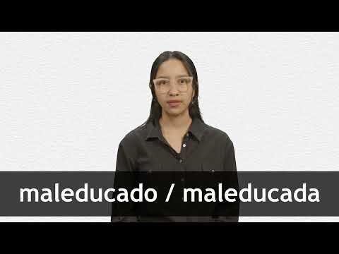 Mal Educado In English