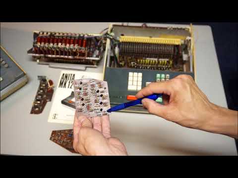 Anita mk12 vintage nixie tube calculator full demonstration and compare with the MK8