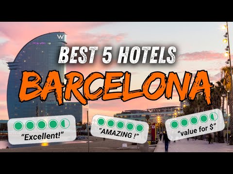 🇪🇸 Best Hotels BARCELONA Spain (TOP 5 Barcelona Hotel 2024)