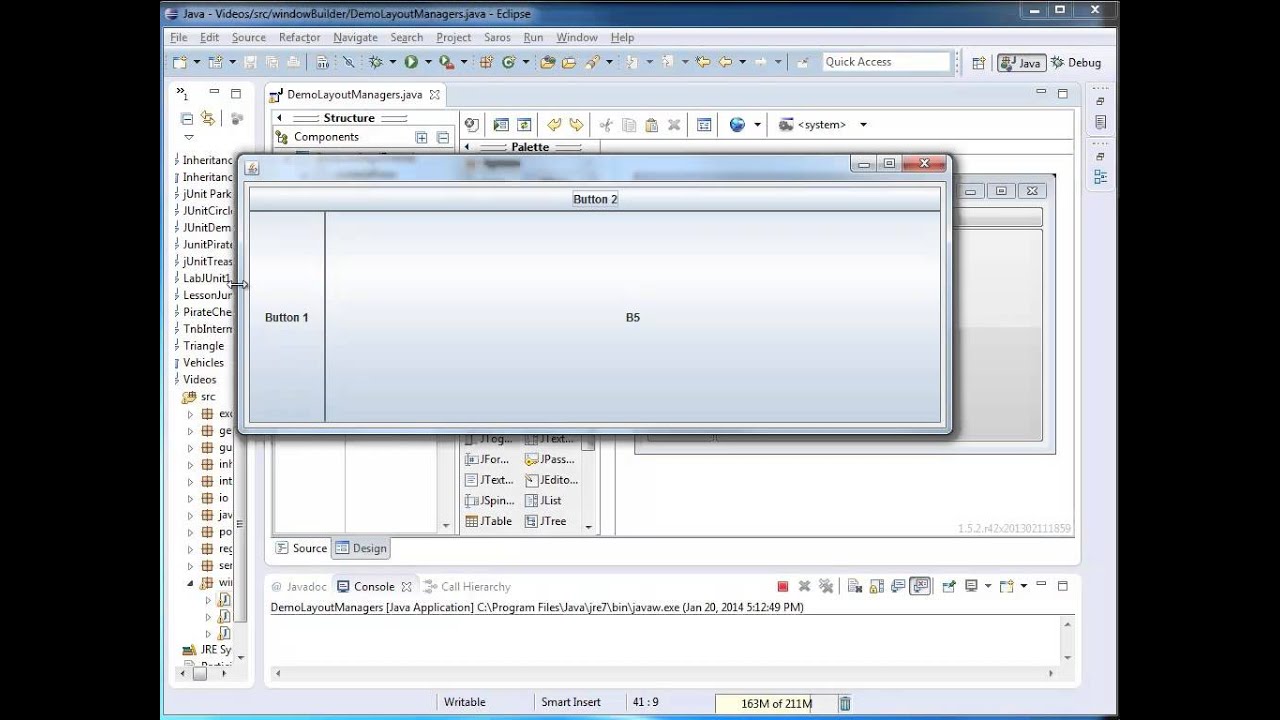 Java Basics - GUI with WindowBuilder 04