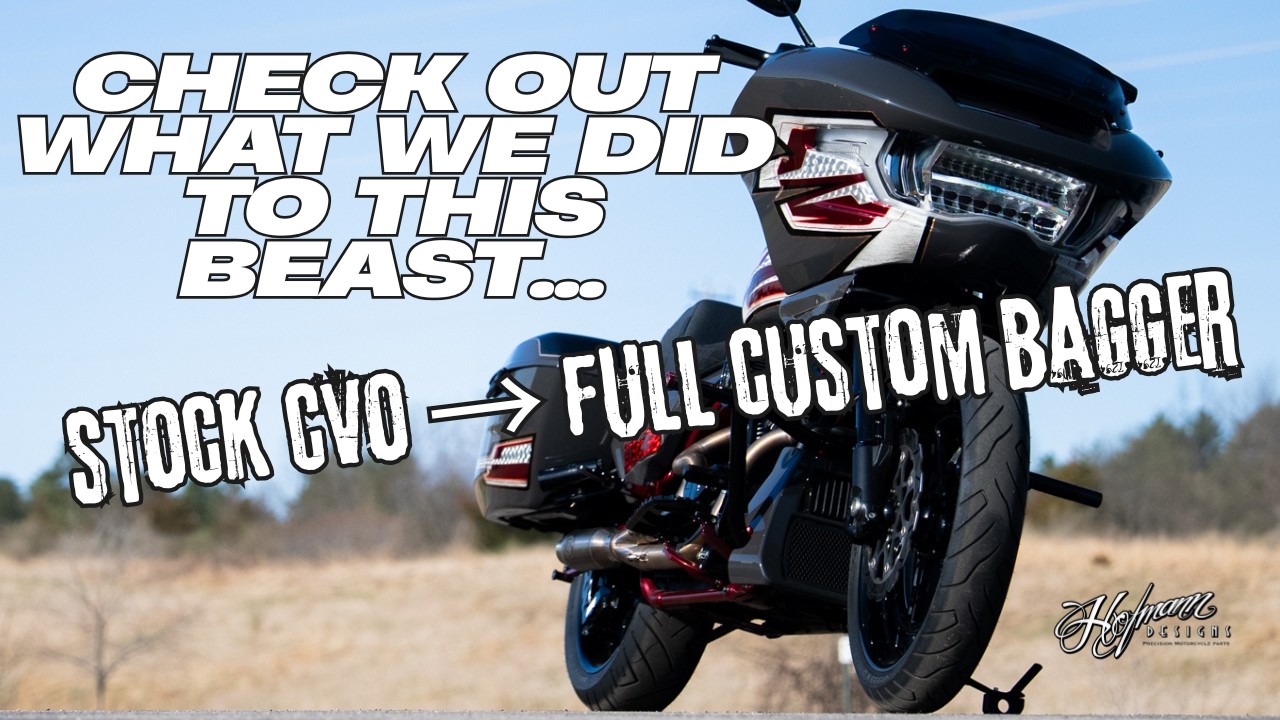Custom 2024 CVO ST Performance Bagger Build | Hofmann Designs Full Carbon + Billet Parts
