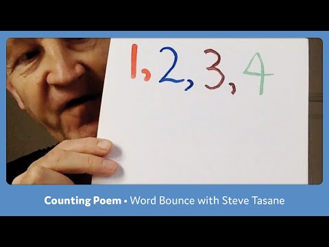 Counting Poem | Word Bounce with Steve Tasane | Mighty Mega