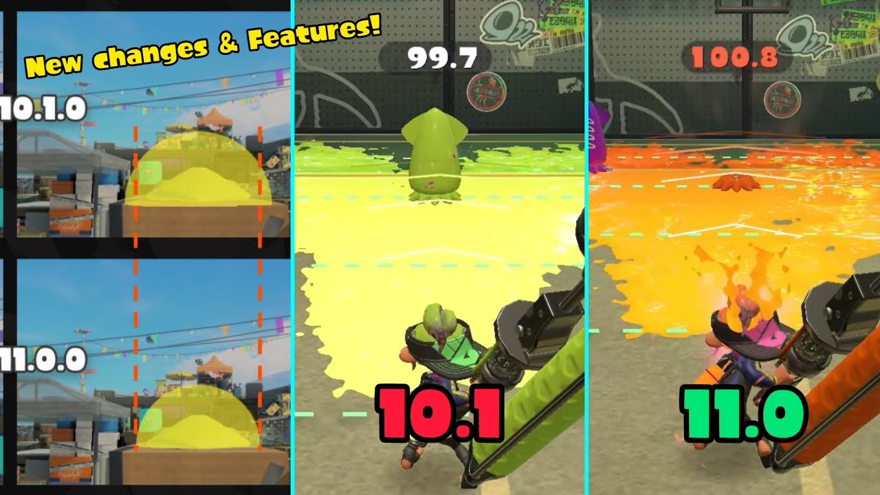 Splatoon 3 11.0 vs 10.1 Balance PATCH COMPARISON + New Features!