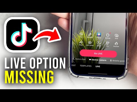 How To Fix Live Option Missing On TikTok - Full Guide